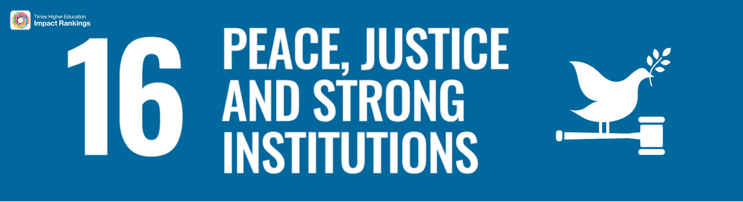 SDG 16 Peace, Justice and Strong Institutions - Greencampus