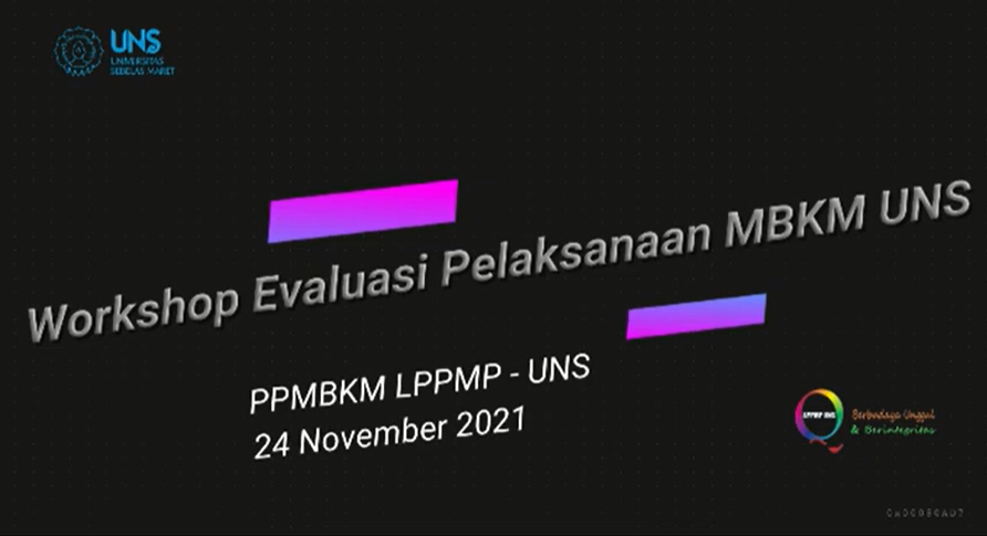 Workshop Evaluasi Pelaksanaan MBKM UNS - Lembaga Pengembangan dan ...